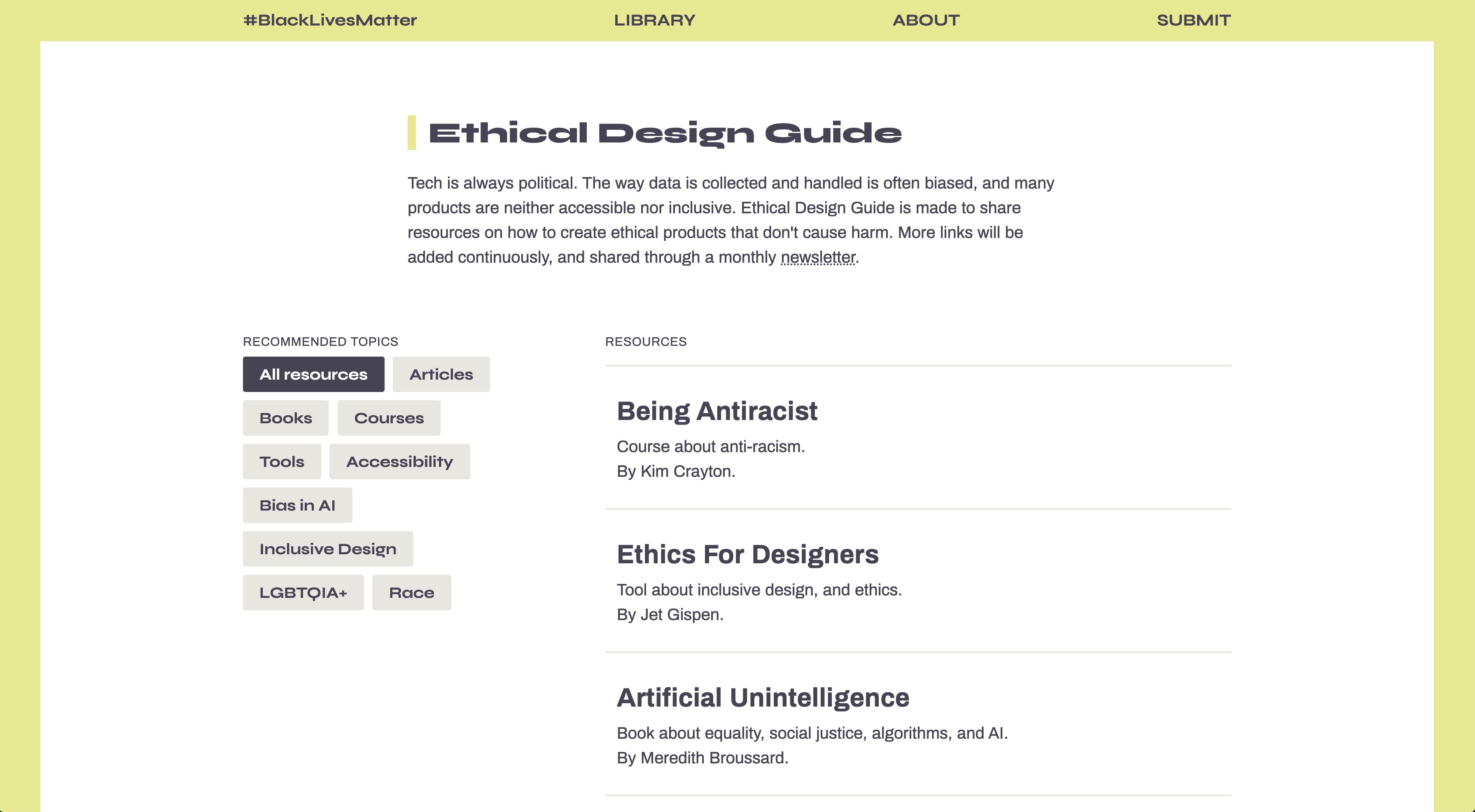 Ethical Design Guide · mb bischoff